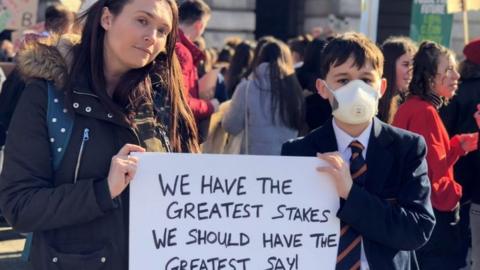 Schools' climate strike: 'Why we skipped school to protest' - BBC News