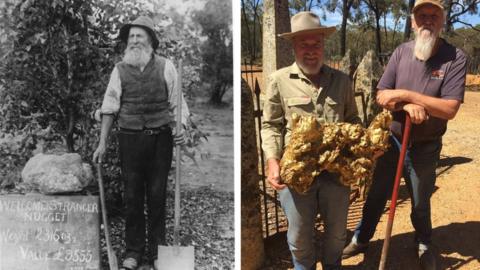 Welcome Stranger: World's largest gold nugget remembered - BBC News