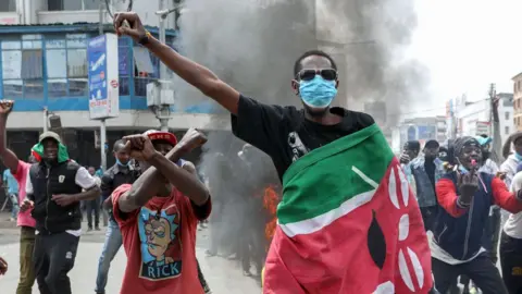 Kenya protests: Tear gas fired as justice demanded for those killed by ...