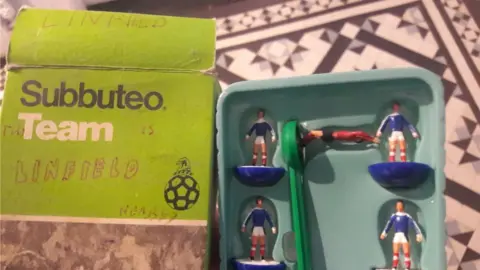 Subbuteo 'childhood treasure trove' found in Dundonald attic