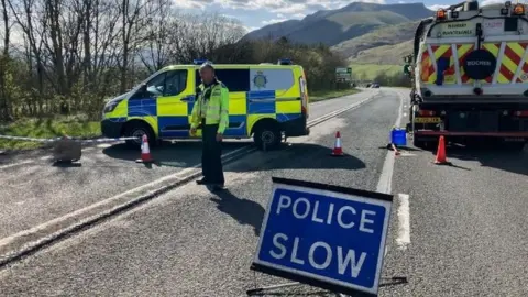 Motorcyclist killed in A66 collision with car