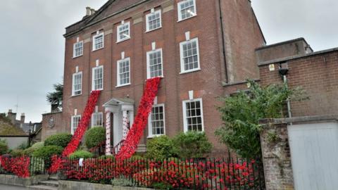 In pictures: Poppy displays across southern England - BBC News