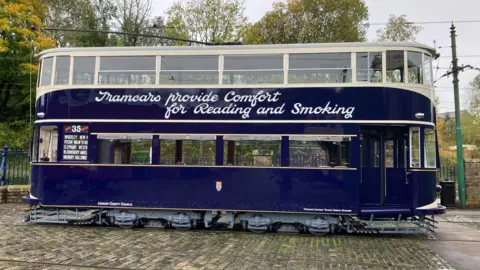Restored Leeds tram on the move again after 67 years