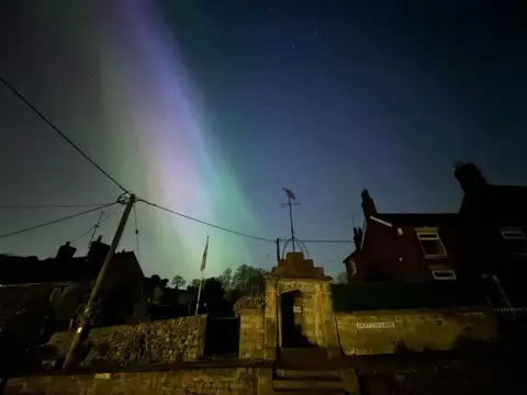 Rare appearance for Northern Lights in West Midlands