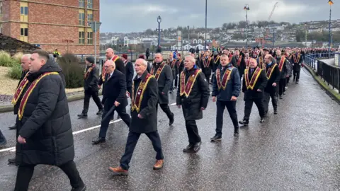 Londonderry: Apprentice Boys' parade underway in Derry