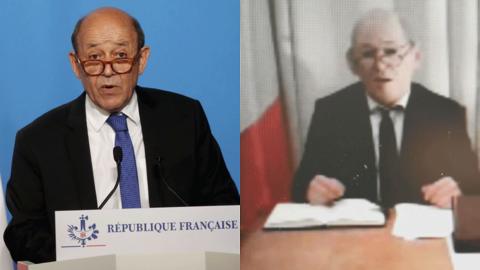 Seven on trial for fake French minister Le Drian scam - BBC News