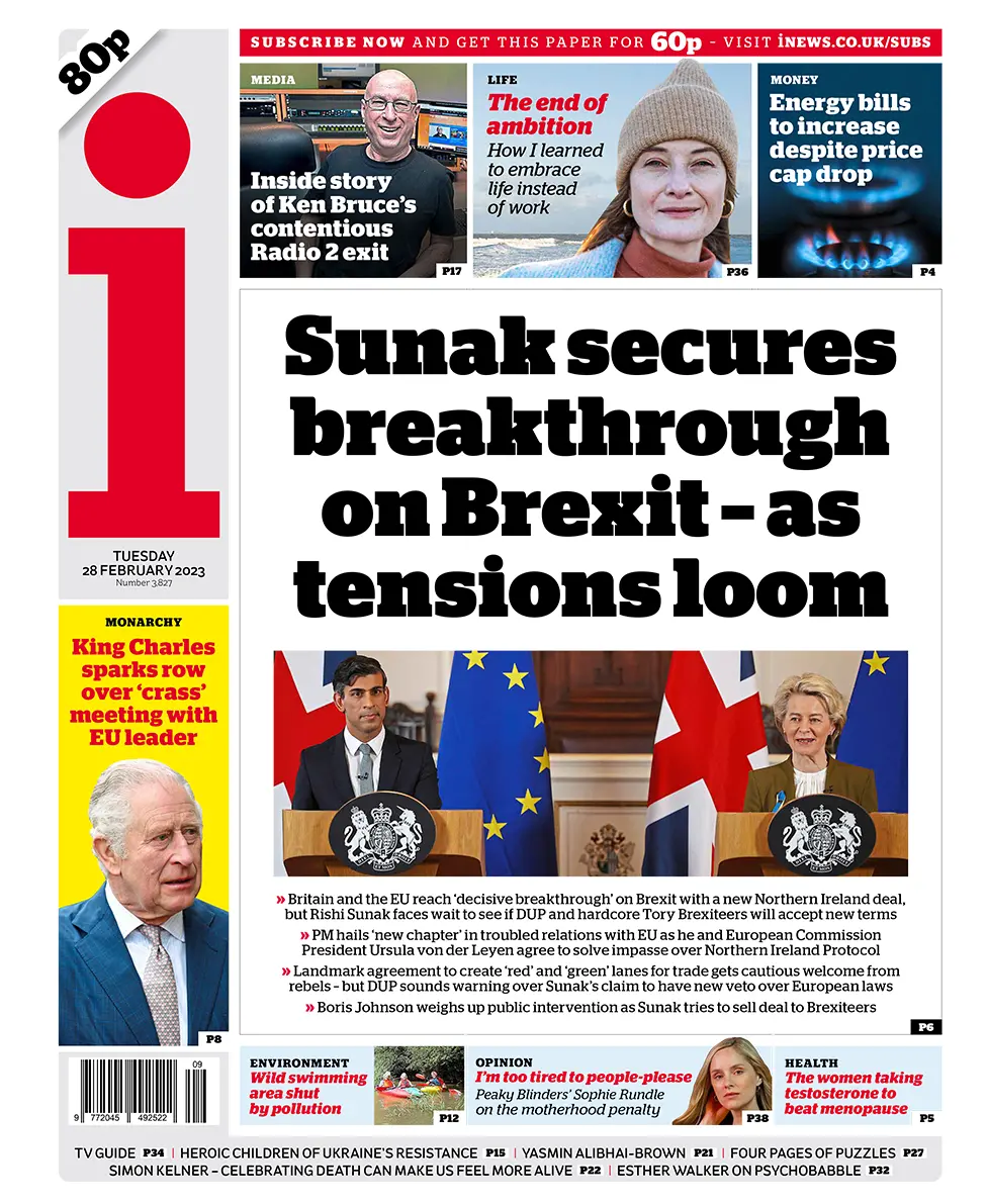 PM hails 'Brexit breakthrough' but 'tensions loom'