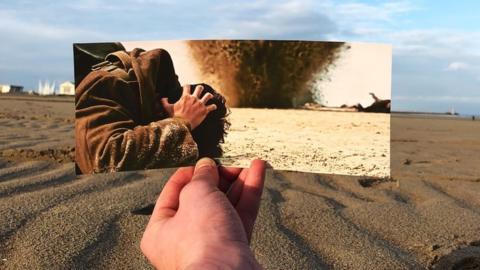 'Why I recreate famous movie scenes online' - BBC News