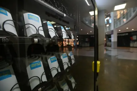 Plymouth vending machine selling badges, plays and poems