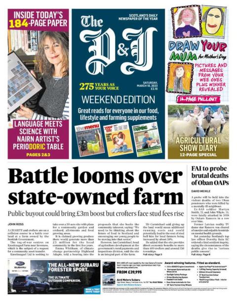 Scotland's papers: Passport strikes and Putin warrant issued - BBC News