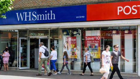WH Smith may cut 1,500 jobs after sales plummet - BBC News