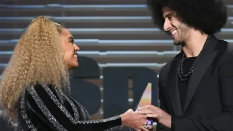Beyonce hails 'selfless' black rights protest sportsman