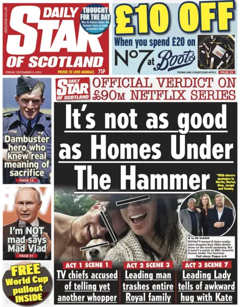 Scotland's papers: Palace Netflix anger and senior SNP figures quit