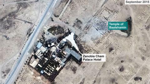 Palmyra: Islamic State's demolition in the desert - BBC News
