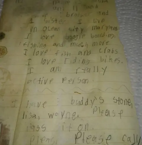 Message in a bottle finders speak to US sender