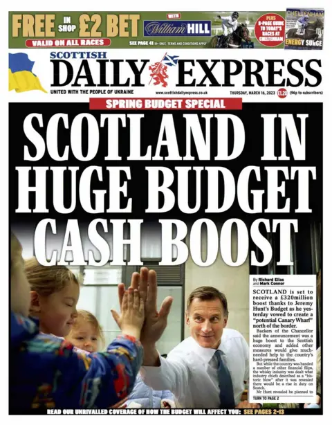 Scotland's papers: SNP leadership election row and Budget reaction
