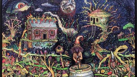 Bipolar artist's work on display in home town of Cardigan - BBC News