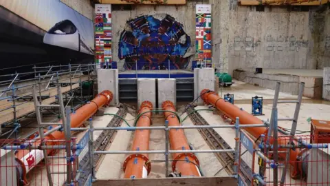 HS2 tunnelling machine completes journey under Chiltern Hills