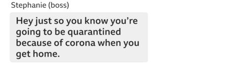 We asked for your first Covid text messages. These are your stories ...