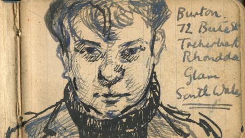 Artist Charles Burton's milestone Cardiff show and book at 90 - BBC News