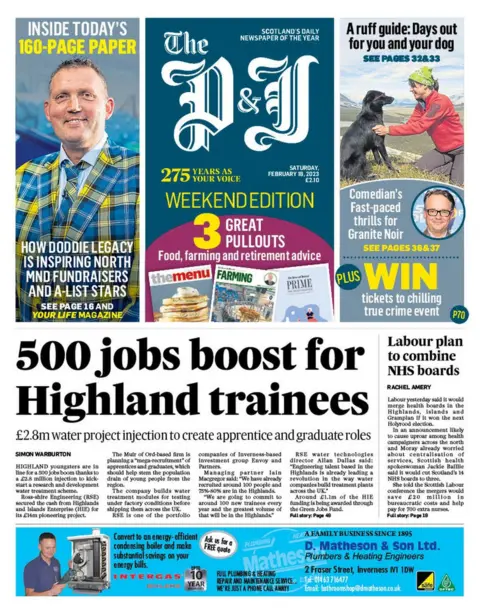 Scotland's papers: SNP leadership and 'hero' funeral