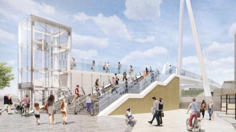 Barnsley residents invited to rename town centre bridge - BBC News