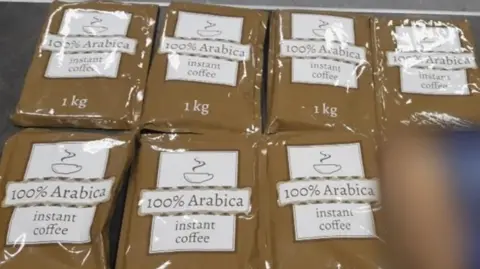 Drugs hidden in coffee bags seized at East Midlands Airport