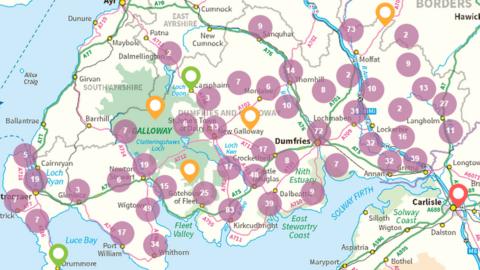 Art and culture put on the map in Dumfries and Galloway - BBC News