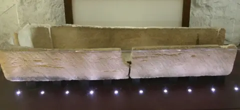 Ancient coffin breaks as child put in it at Southend museum