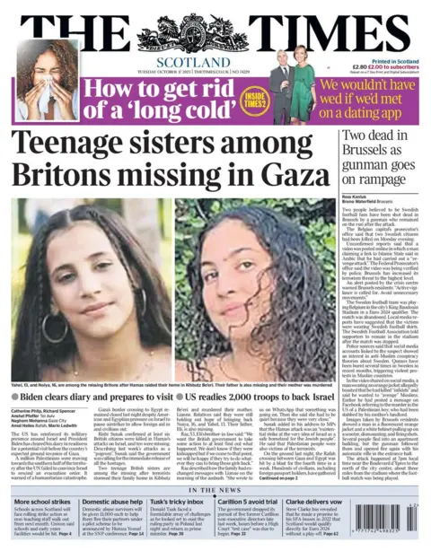 Scotland's papers: NHS funding pledge and fears for missing sisters