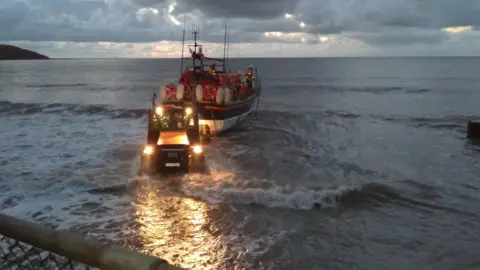 RNLI lifeboat leaves Filey station for last time