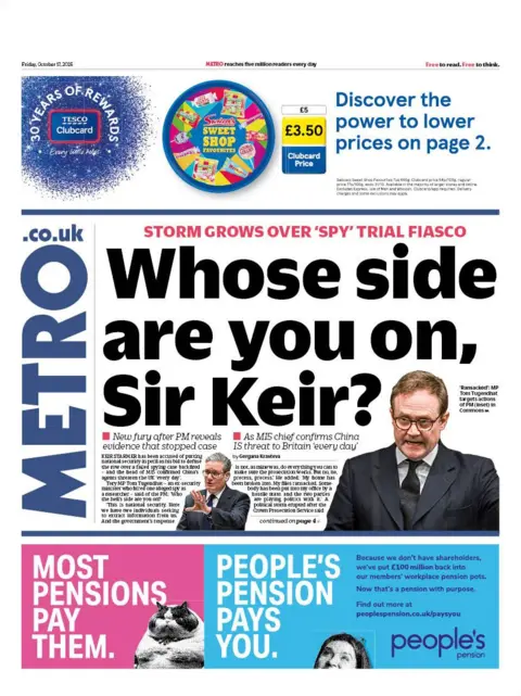 Scotland's papers: 'Angry' heritage staff and China spy 'fiasco'