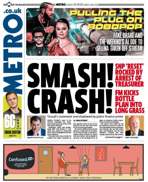 Scotland's papers: Second SNP arrest and bottle return scheme delayed ...