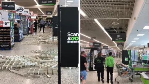 Ashton-Under-Lyne: Baby hurt in Asda ceiling collapse