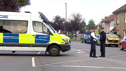 Northolt 'armed' stand-off: Homes evacuated - BBC News