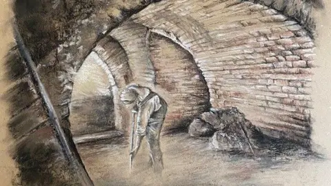 Coal mine drawings on display in new Cannock art exhibition