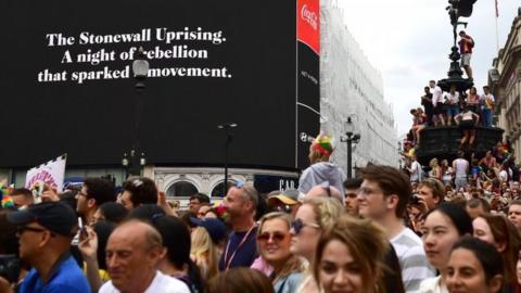 Pride in London marks 50 years of protest - BBC News