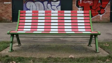 Southampton benches given makeover to get city chatting