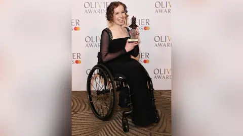 Disabled actor from Essex 'never thought' Olivier award win would happen