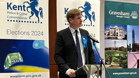 Kent Police and Crime Commissioner Matthew Scott re-elected