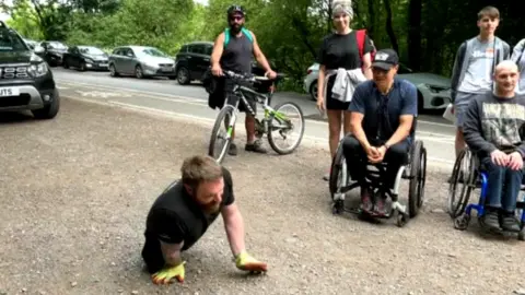 Telford Paralympian's hill climb on hands 'bigger than gold medal'