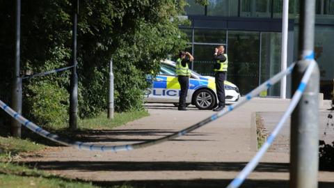 Stevenage stabbing: Five men charged with murder - BBC News