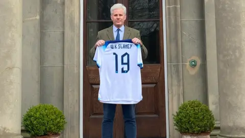 Family's pride on 150th anniversary of first international goal