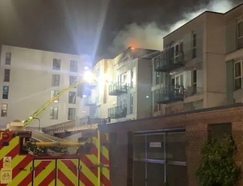 Wembley flats fire: Firms and government ignoring cladding fears - FBU
