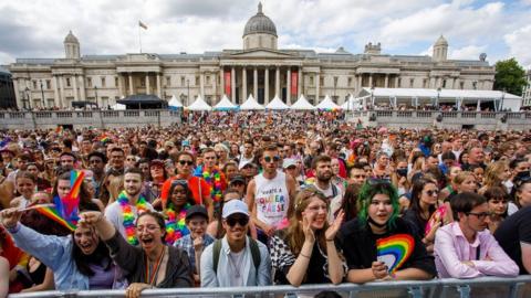 Pride in London: More than a million attend 'biggest ever parade' - BBC ...