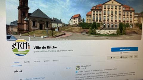 Ville de Bitche: Facebook mistakenly removes French town's page - BBC News