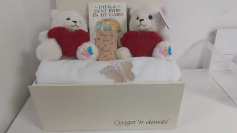 Welsh memory boxes for people who have lost a baby