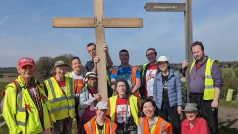 Christians complete 120-mile Holy Week pilgrimage to Walsingham