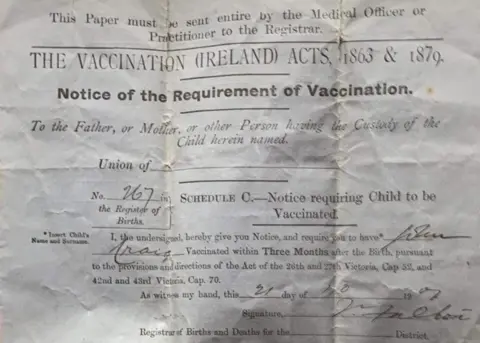 A brief history of vaccination in Northern Ireland