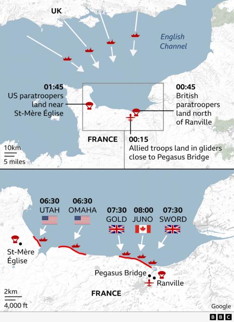 D-Day: What happened during the Normandy landings of 1944? - BBC News